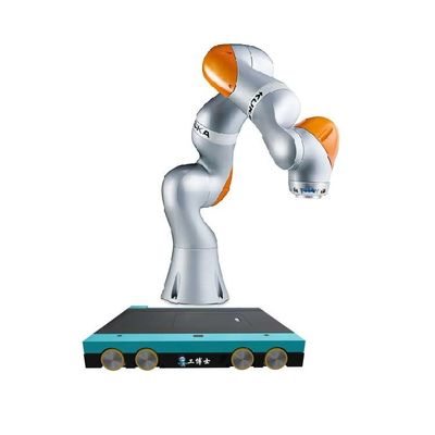7 Axis Kuka Robot Arm LBR Iiwa 14 R820 Com CNGBS Quatro Way Shuttle ...