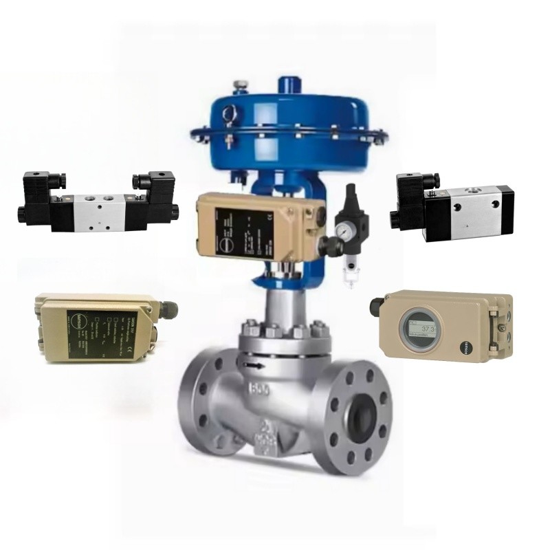 Novo Samsung Electro-Pneumatic Valve Positioner 3767 com válvula de ...